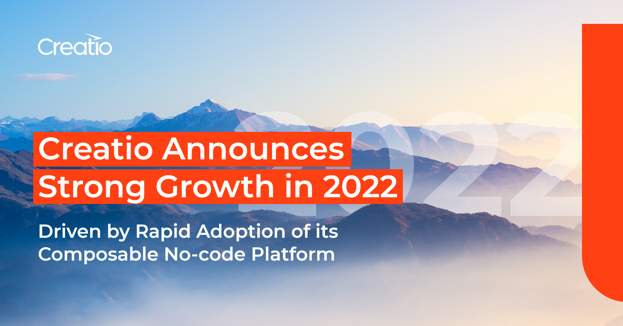 Creatio Announces Strong Growth in 2022 Driven by Rapid Adoption of its Composable No-code ...